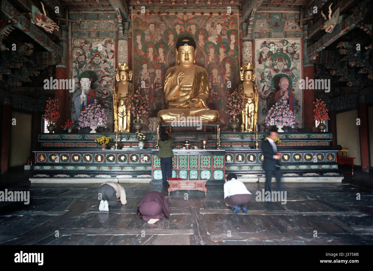 Sokkuram Temple part of the Bulguksa Temple complex, Head of the Jogye ...