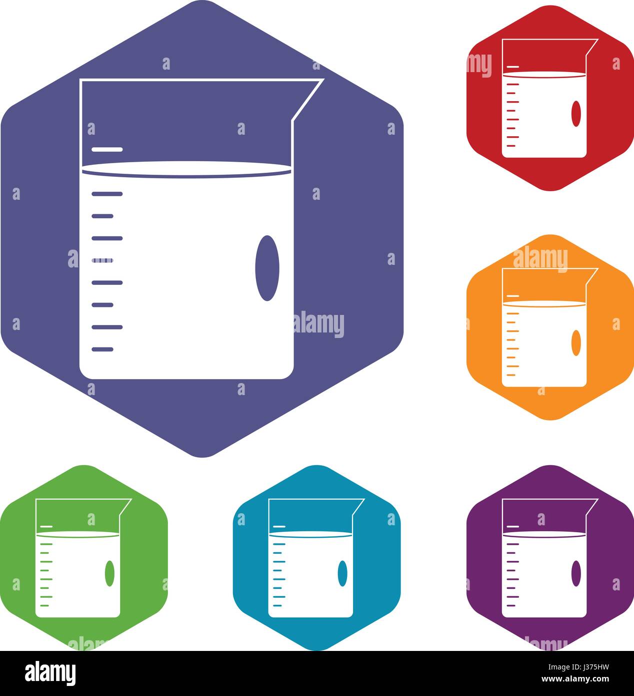Metric Measuring Cup Stock Vector Images - Alamy