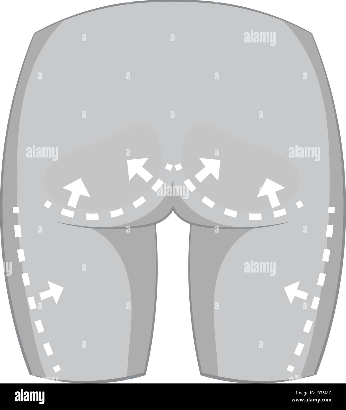 Back surgery correction icon monochrome Stock Vector Image & Art - Alamy