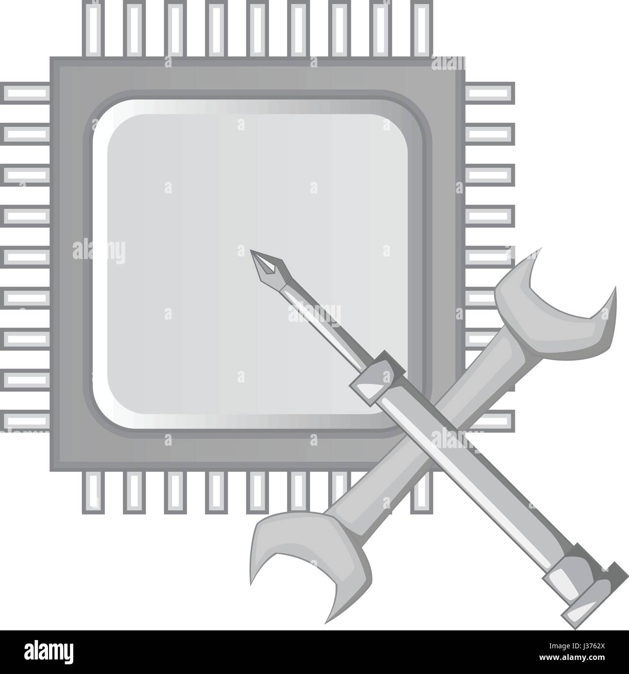 Electronics repair icon monochrome Stock Vector Image & Art - Alamy