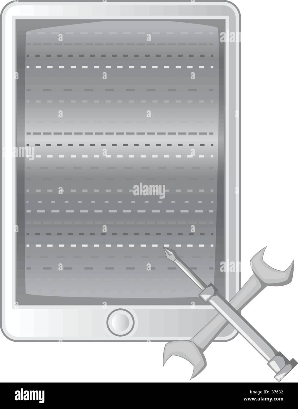 Mobile repair icon monochrome Stock Vector Image & Art - Alamy