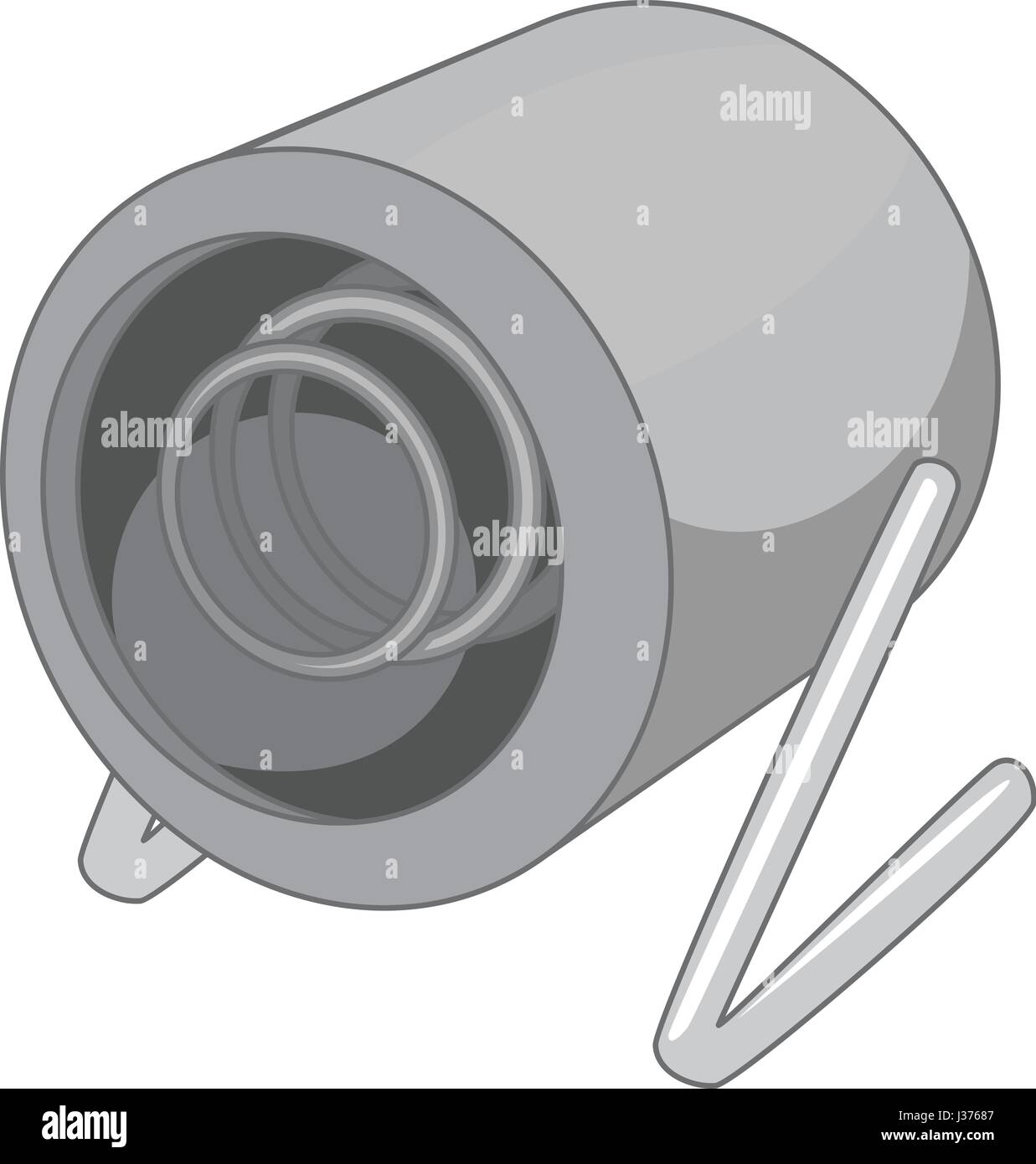 Heat gun icon monochrome Stock Vector Image & Art - Alamy