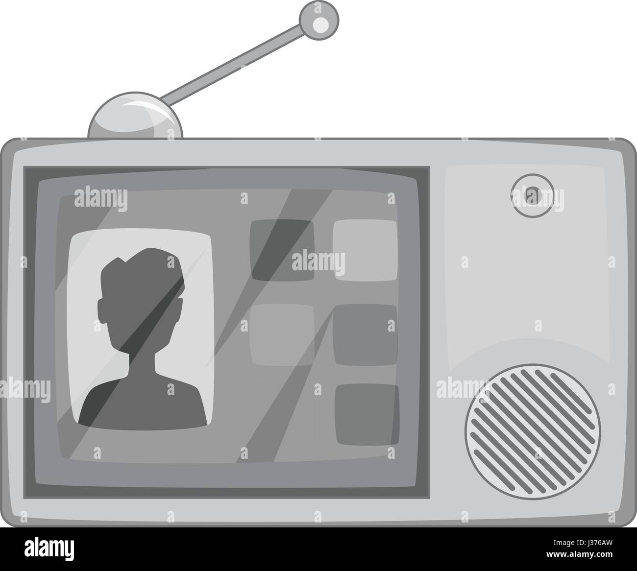 Video intercom icon monochrome Stock Vector Image & Art - Alamy
