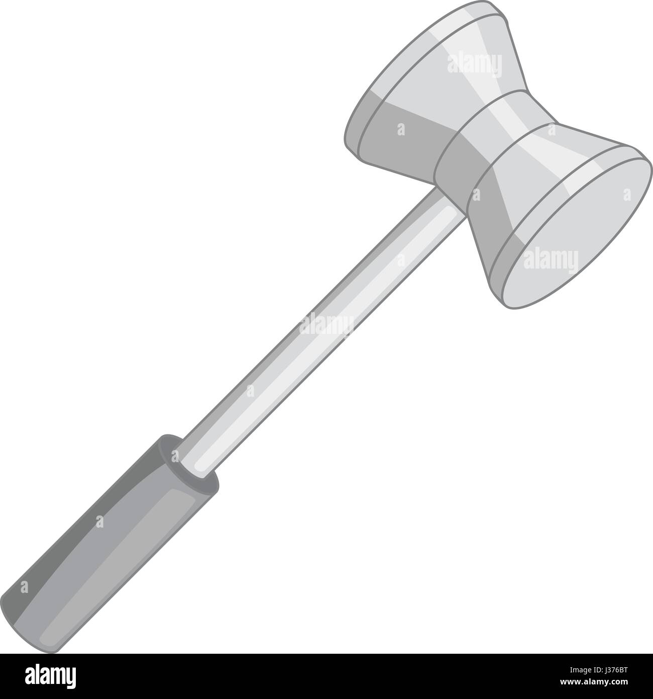 Medical reflex hammer icon monochrome Stock Vector Image & Art - Alamy