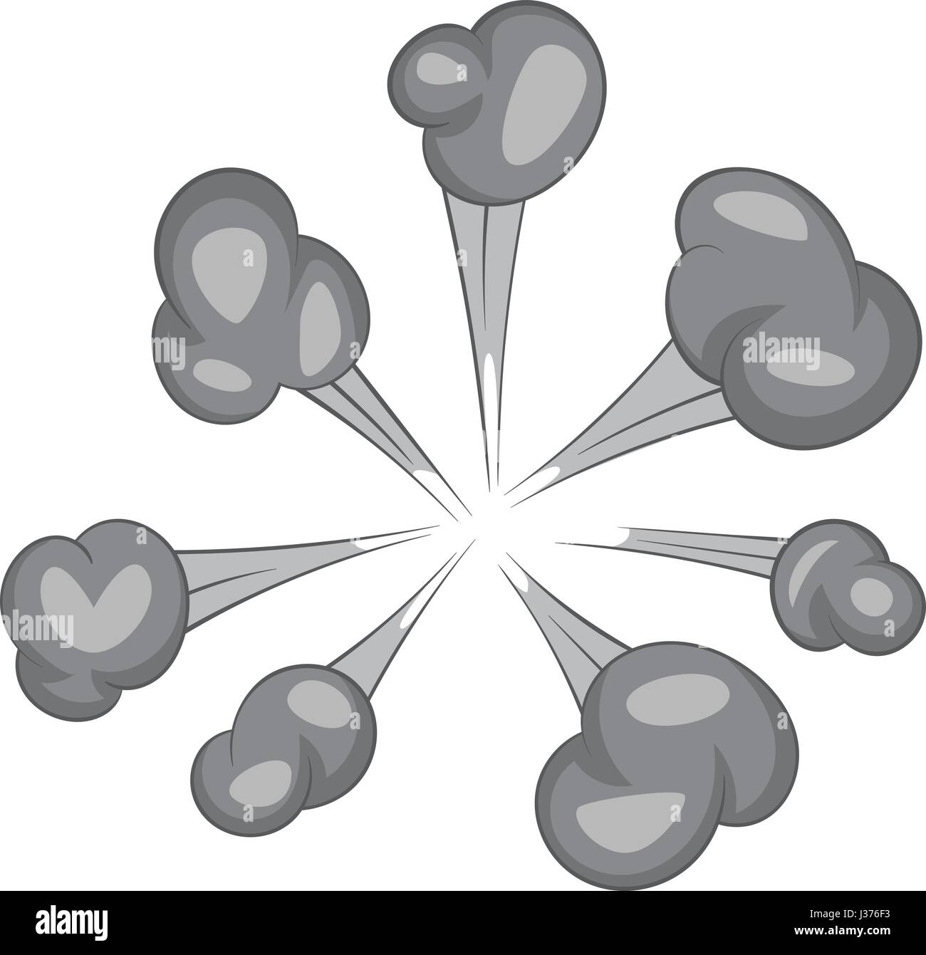 Explode effect icon monochrome Stock Vector Image & Art - Alamy