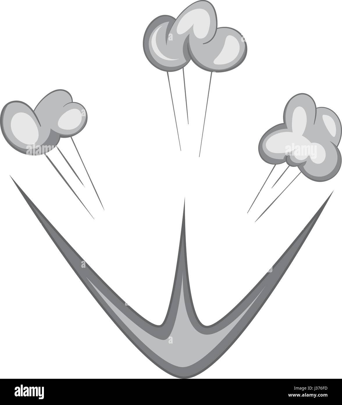 Explode icon monochrome Stock Vector Image & Art - Alamy