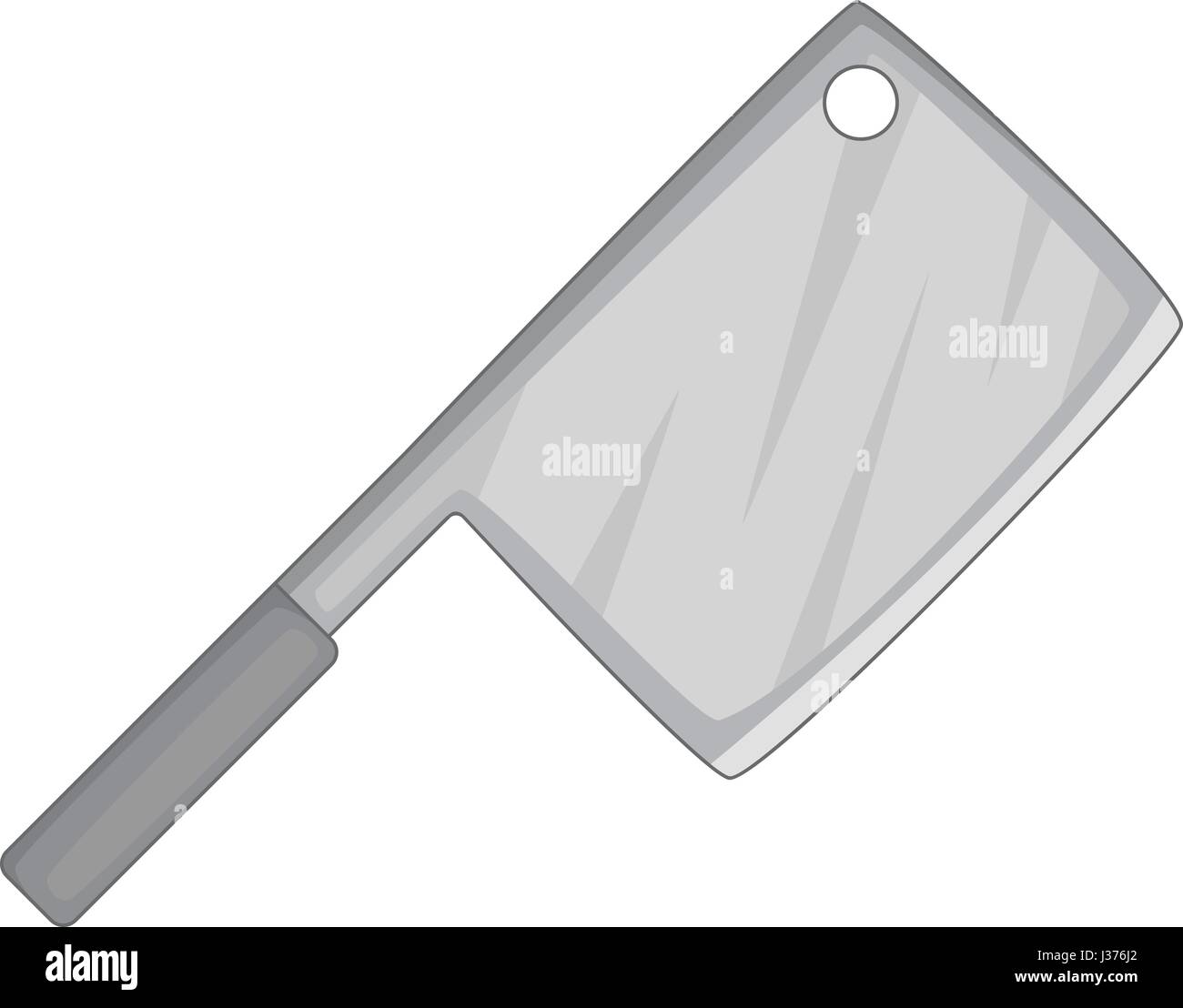 Meat knife icon monochrome Stock Vector Image & Art - Alamy