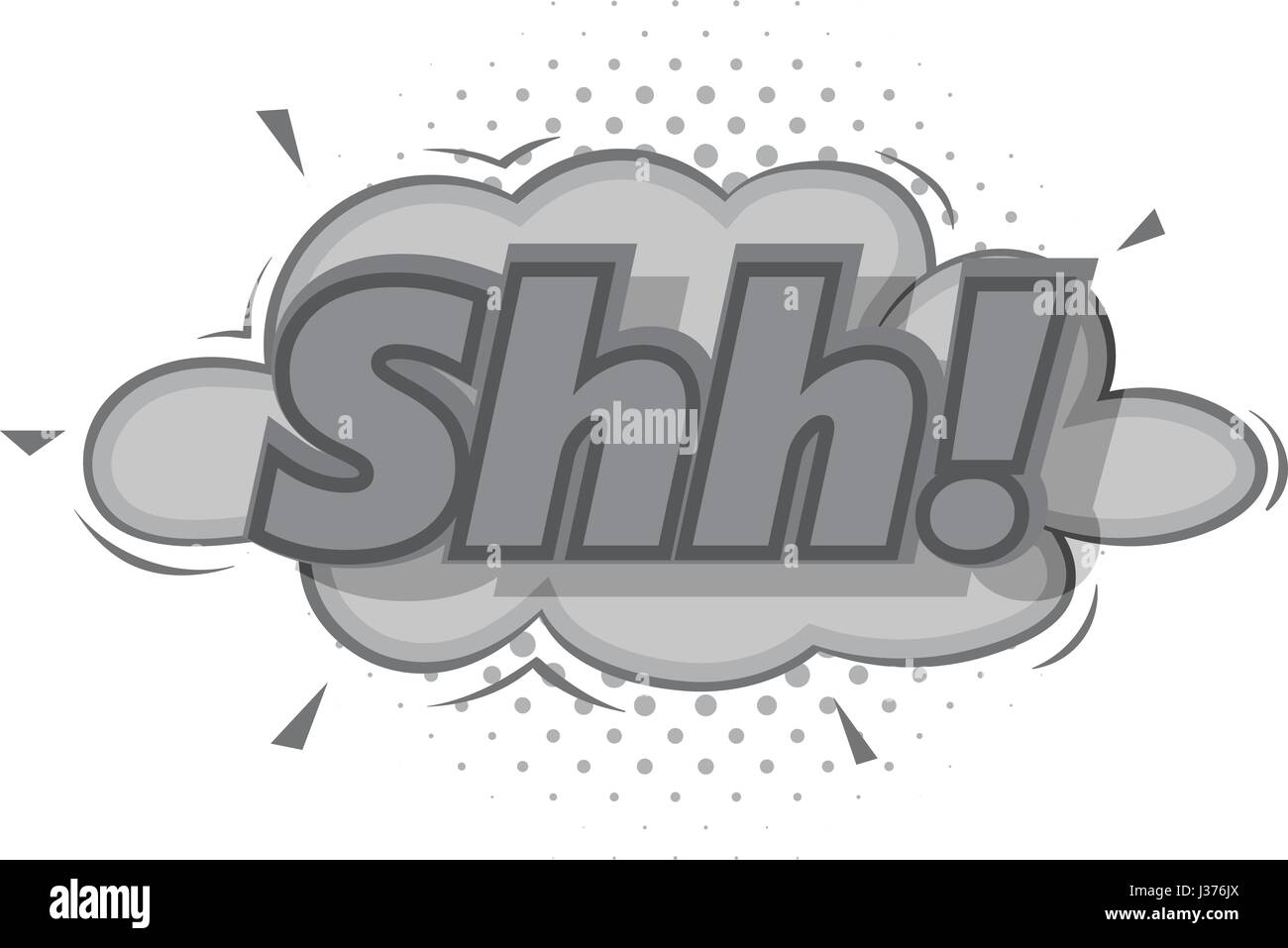 Shh font hi-res stock photography and images - Alamy