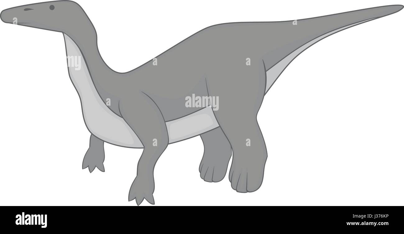 Brontosaurus icon monochrome Stock Vector Image & Art - Alamy