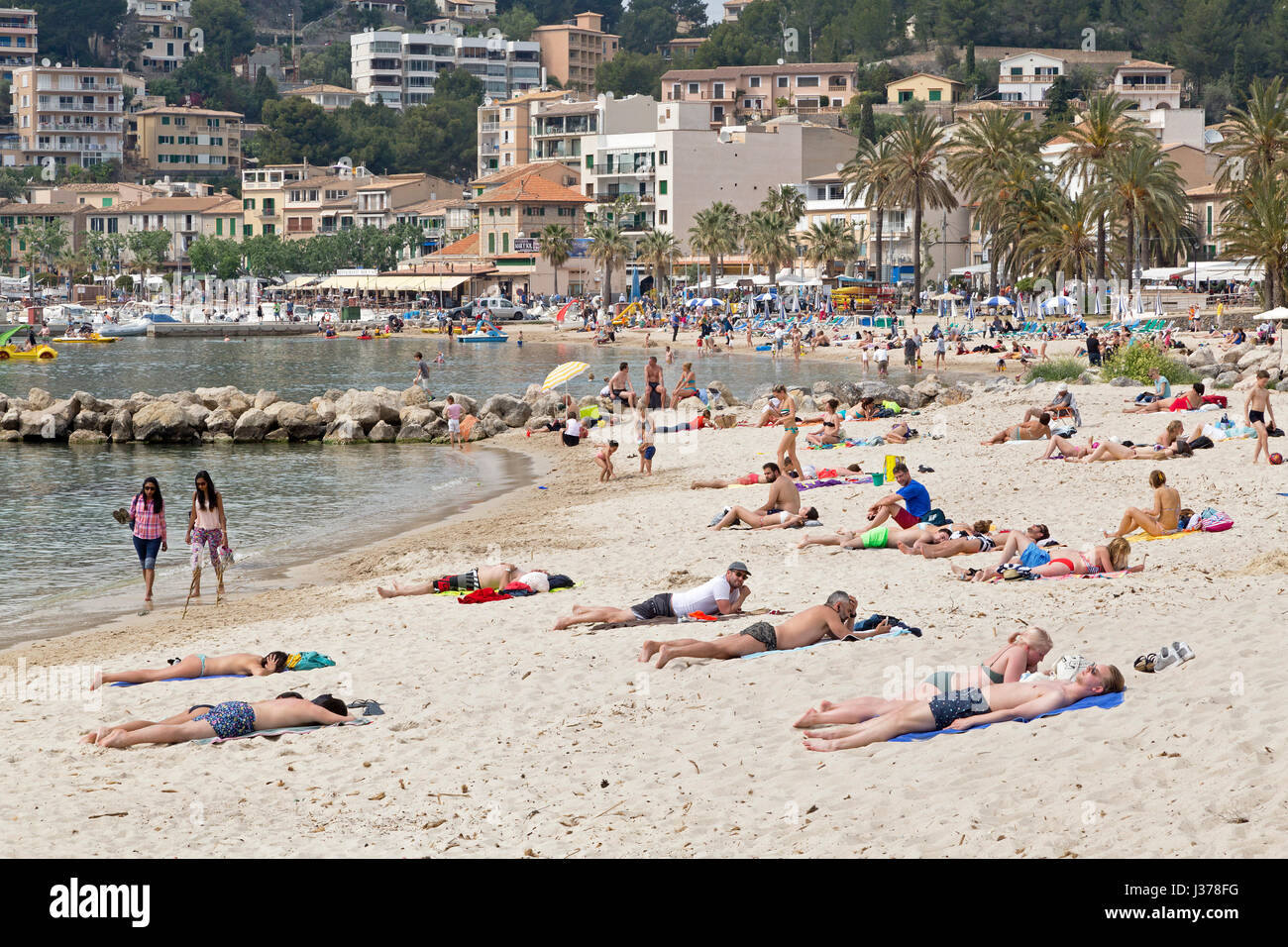 Beach port soller hi-res stock photography and images - Alamy