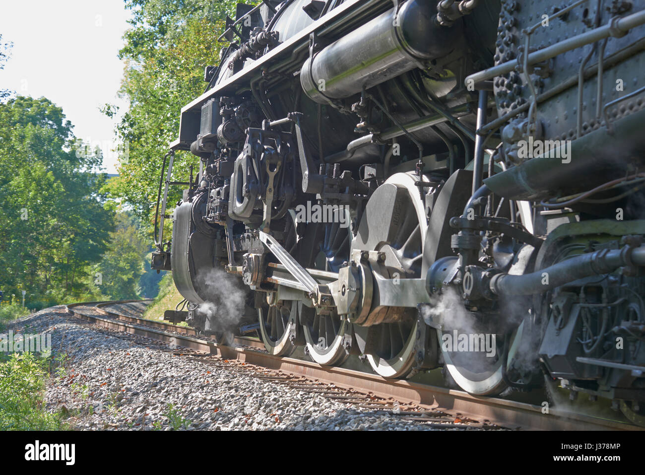 Cuyahoga Valley Scenic Railroad Steam Engine Stock Photo - Alamy