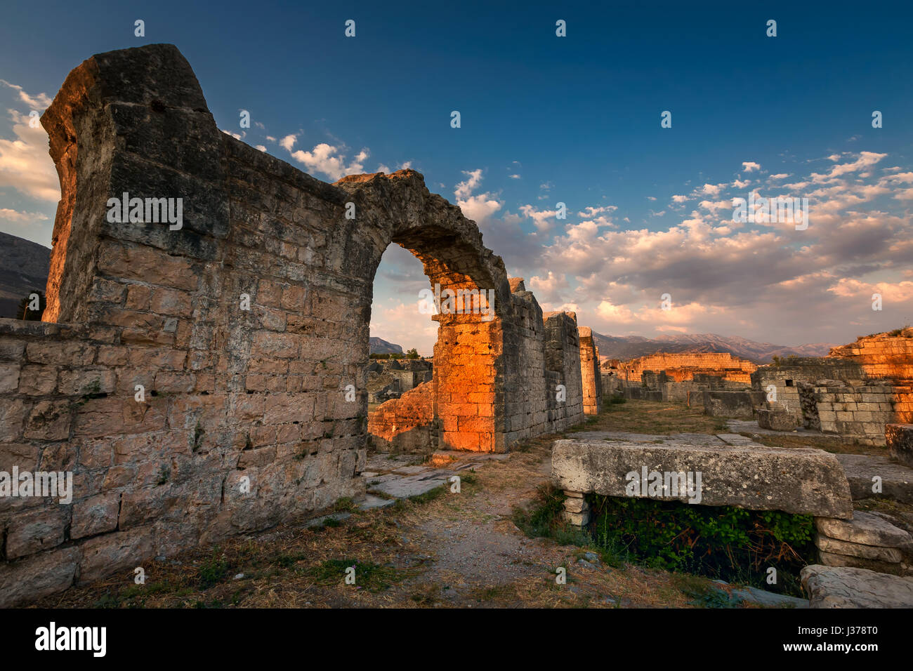 Ruins of Ancient Roman Salona (Solin) near Split, Dalamatia, Croatia ...