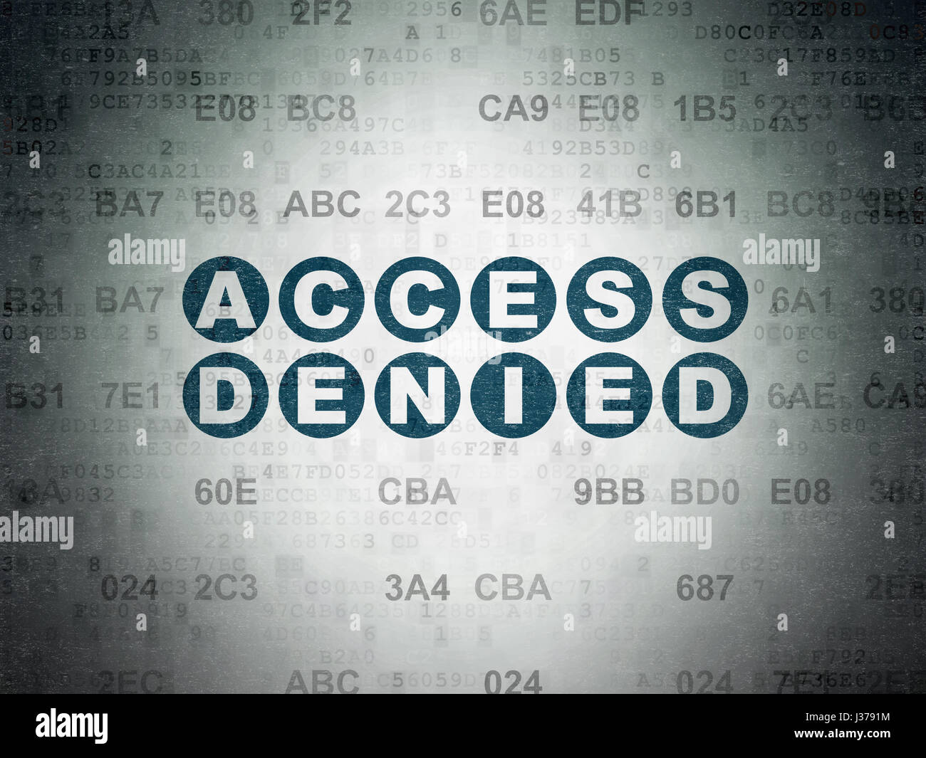 Protection concept: Access Denied on Digital Data Paper background ...