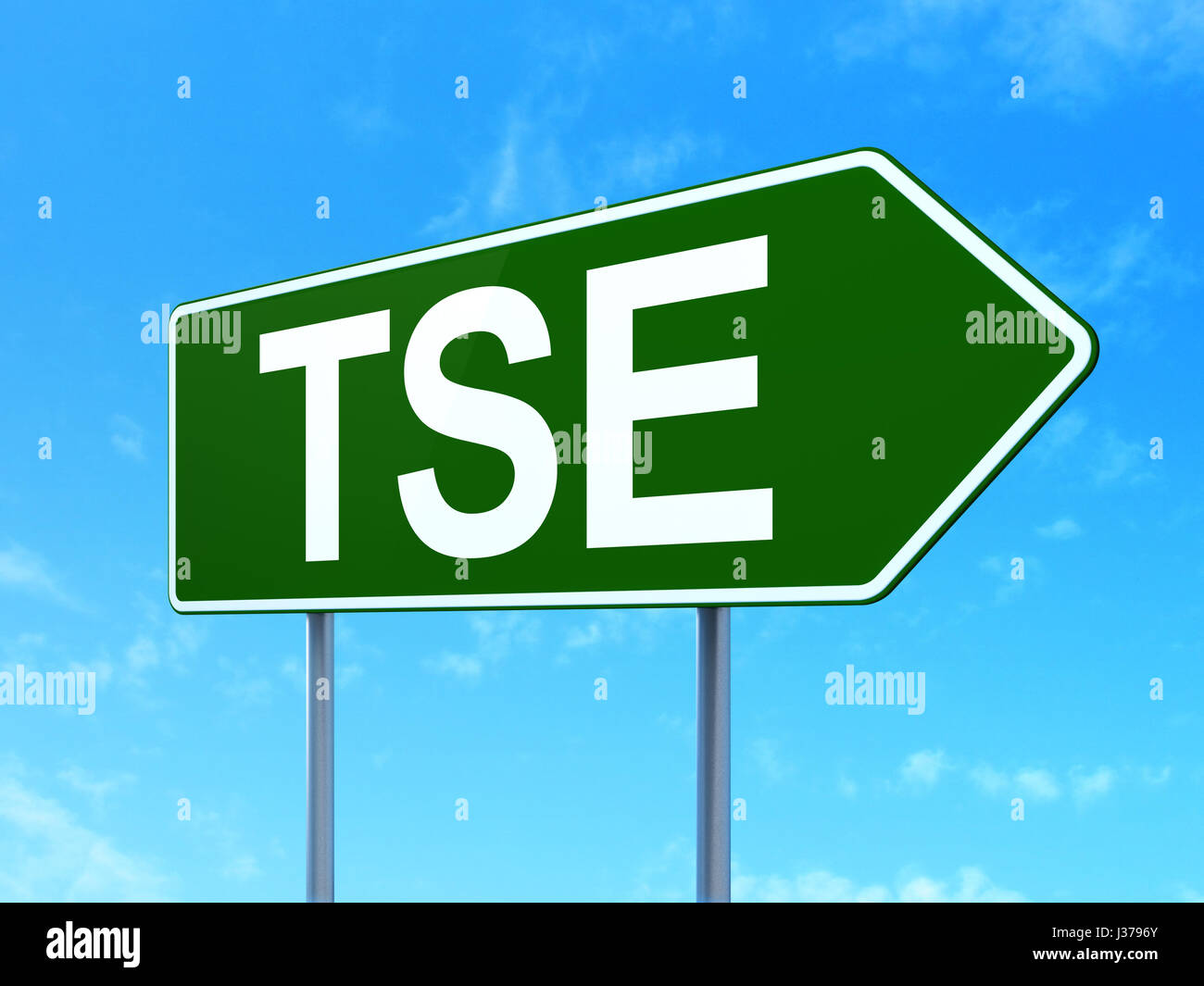 Stock market indexes concept: TSE on road sign background Stock Photo ...