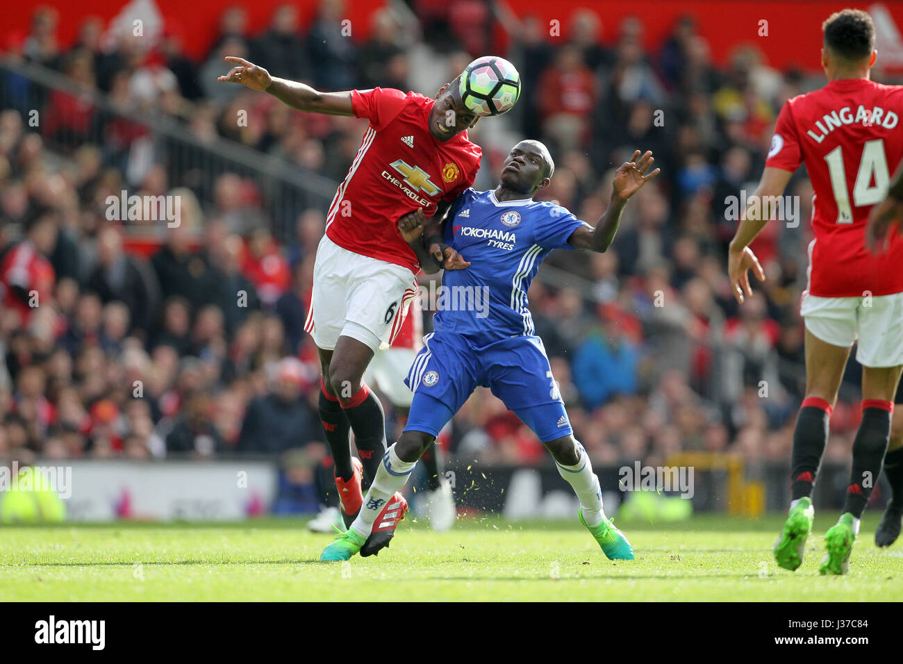 PAUL POGBA OF MANCHESTER UNITE MANCHESTER UNITED V CHELSEA OLD TRAFFORD ...