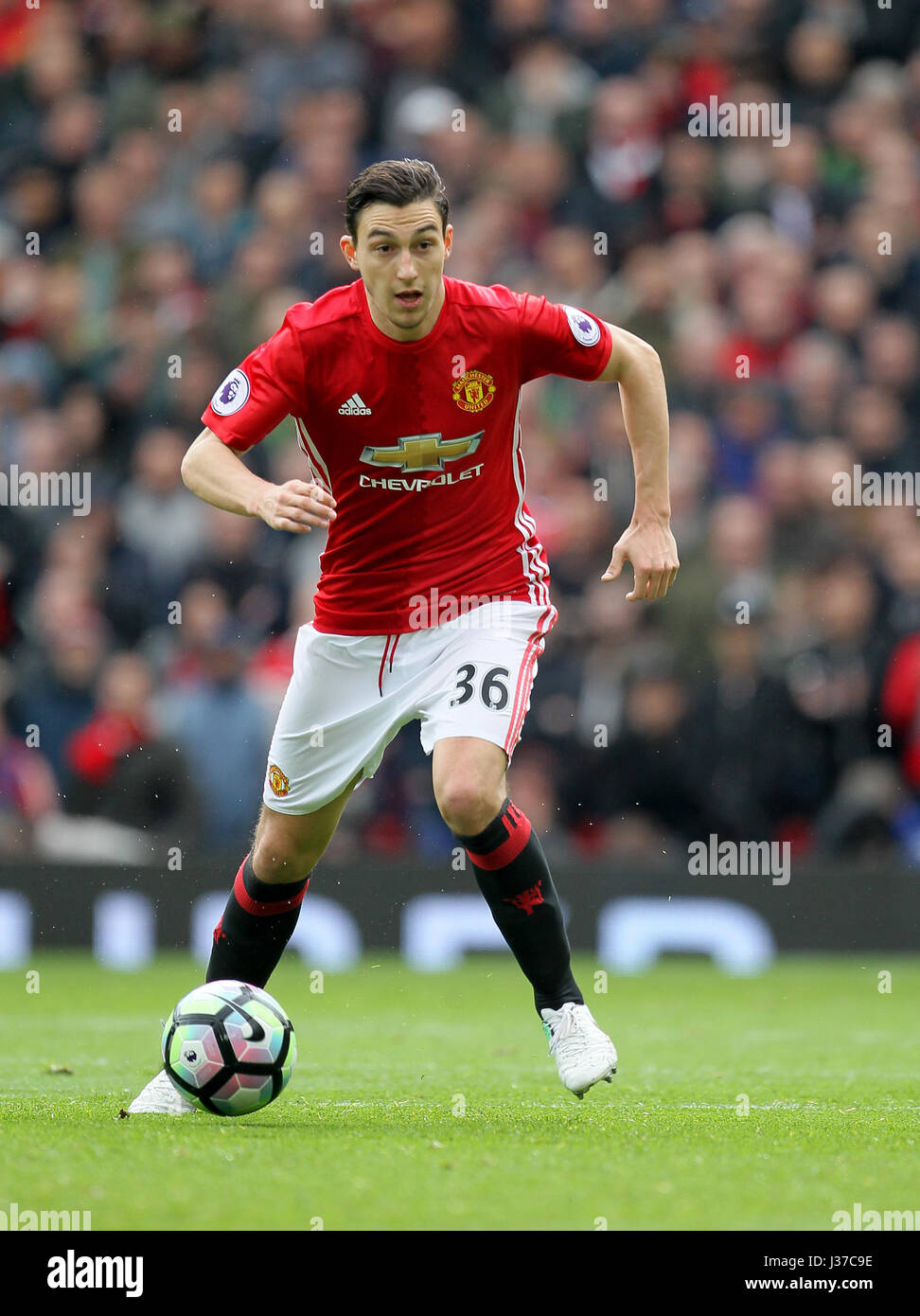 MATTEO DARMIAN MANCHESTER UNITED FC OLD TRAFFORD MANCHESTER ENGLAND 16 ...