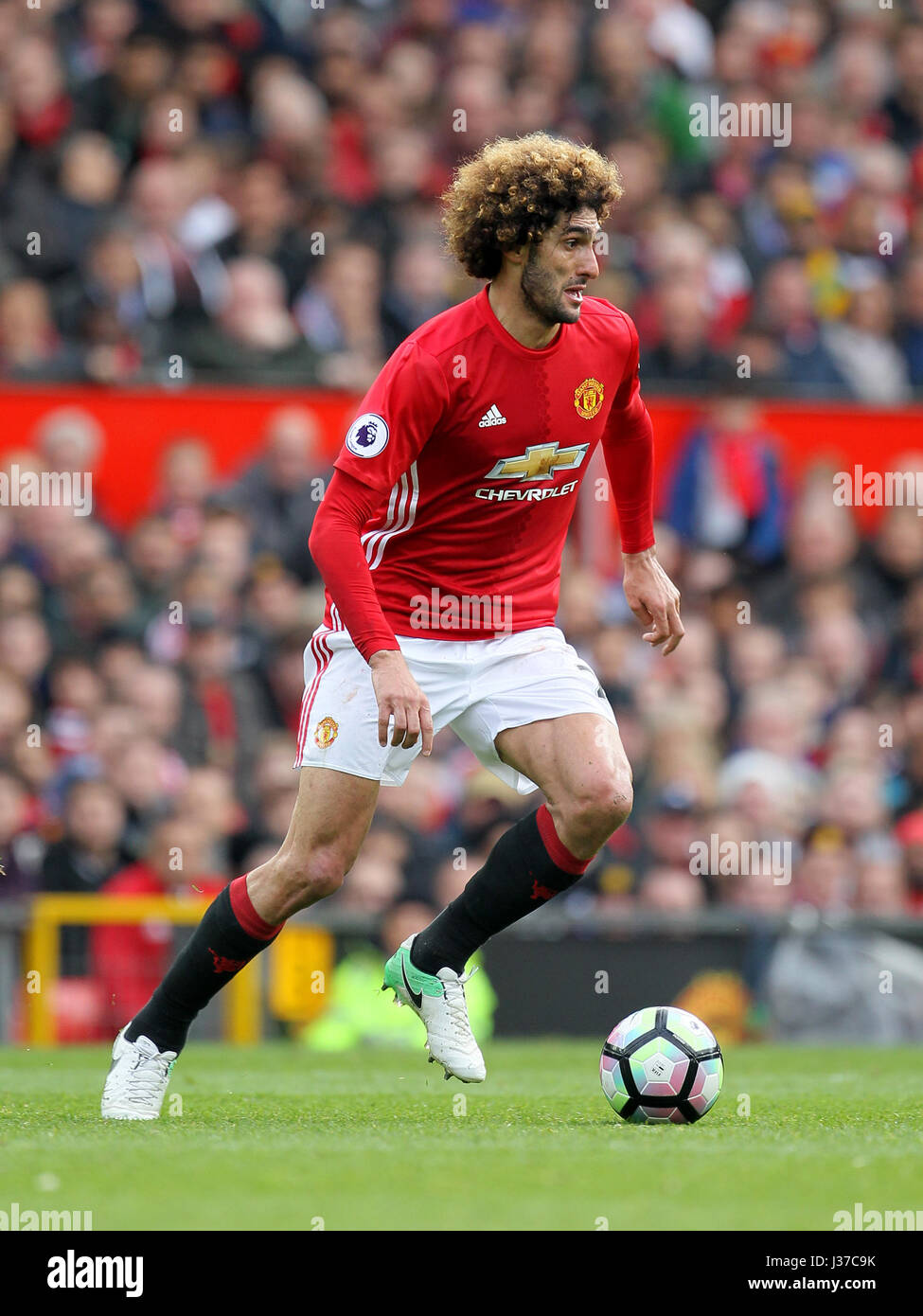 MAROUANE FELLAINI MANCHESTER UNITED FC OLD TRAFFORD MANCHESTER ENGLAND ...