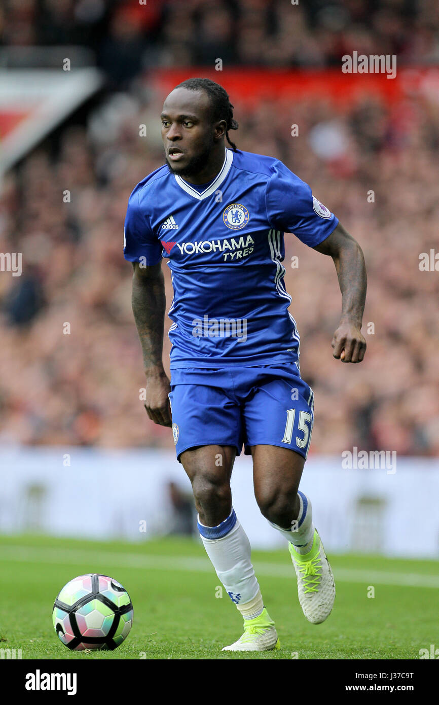 VICTOR MOSES CHELSEA FC OLD TRAFFORD MANCHESTER ENGLAND 16 April 2017 ...