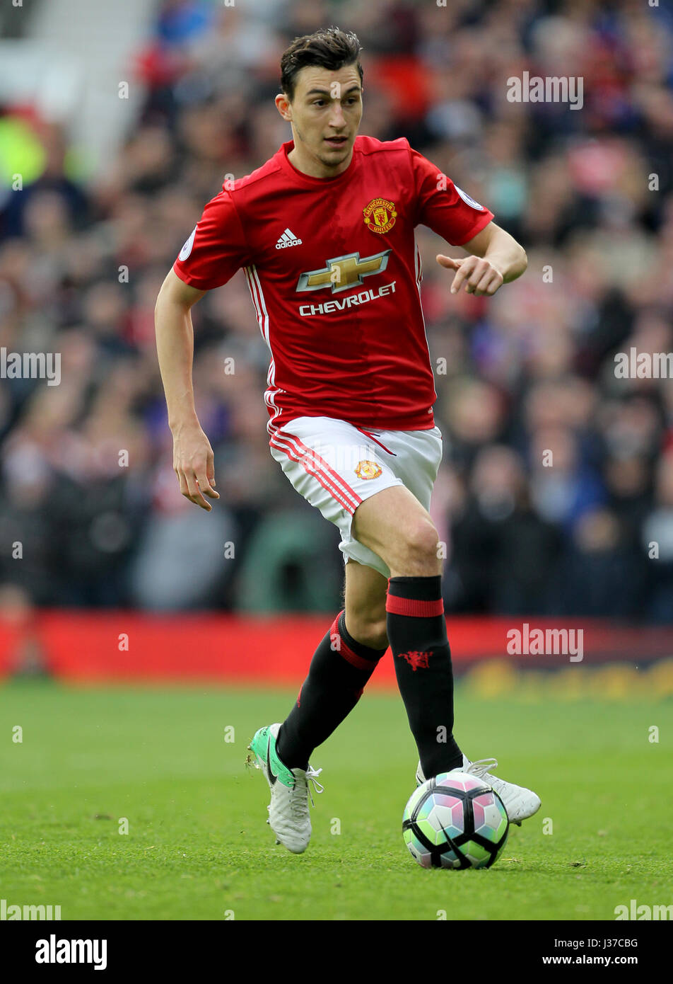 MATTEO DARMIAN MANCHESTER UNITED FC OLD TRAFFORD MANCHESTER ENGLAND 16 ...