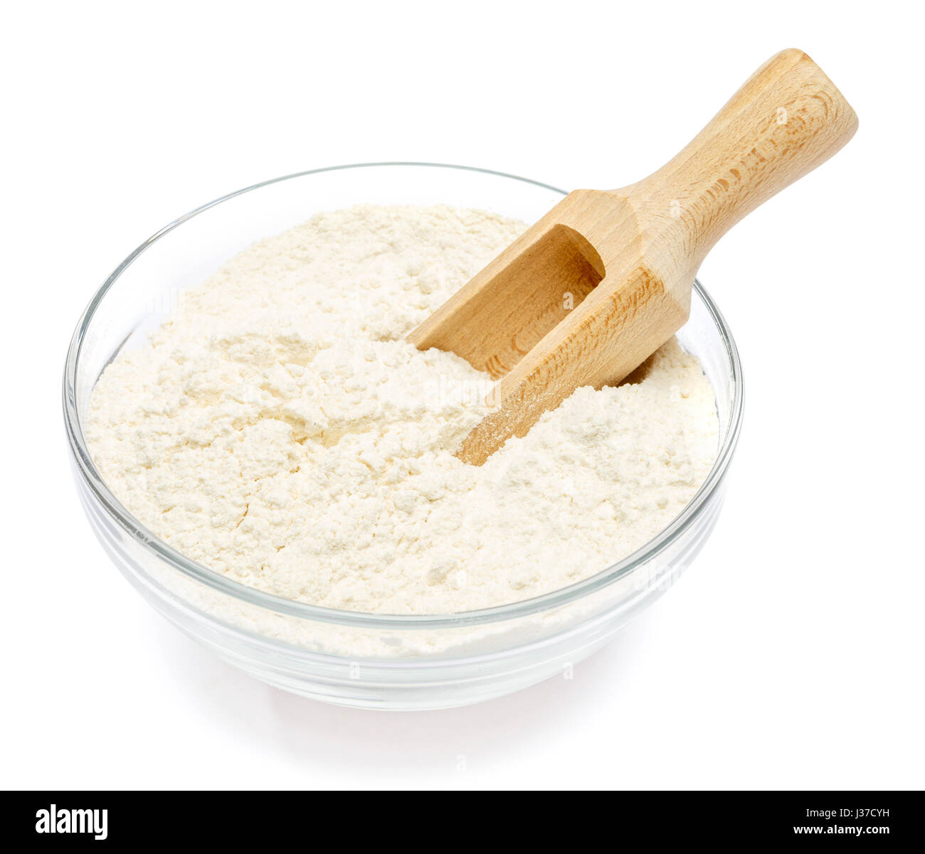 Wooden bowl full wheat Cut Out Stock Images & Pictures - Alamy