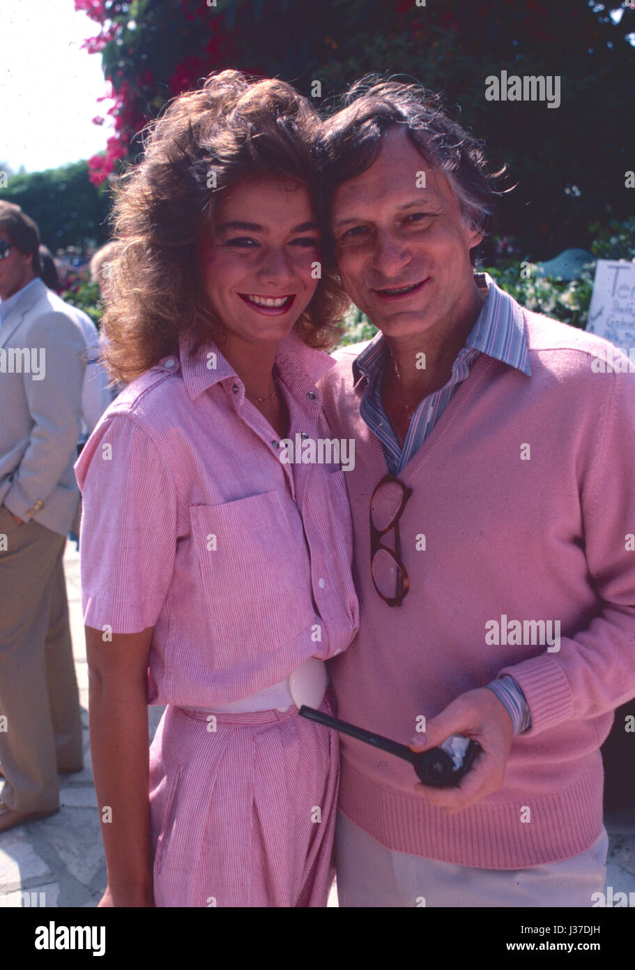 Los Angeles.CA.USA. LIBRARY: Hugh Hefner and his then girlfriend Carrie ...