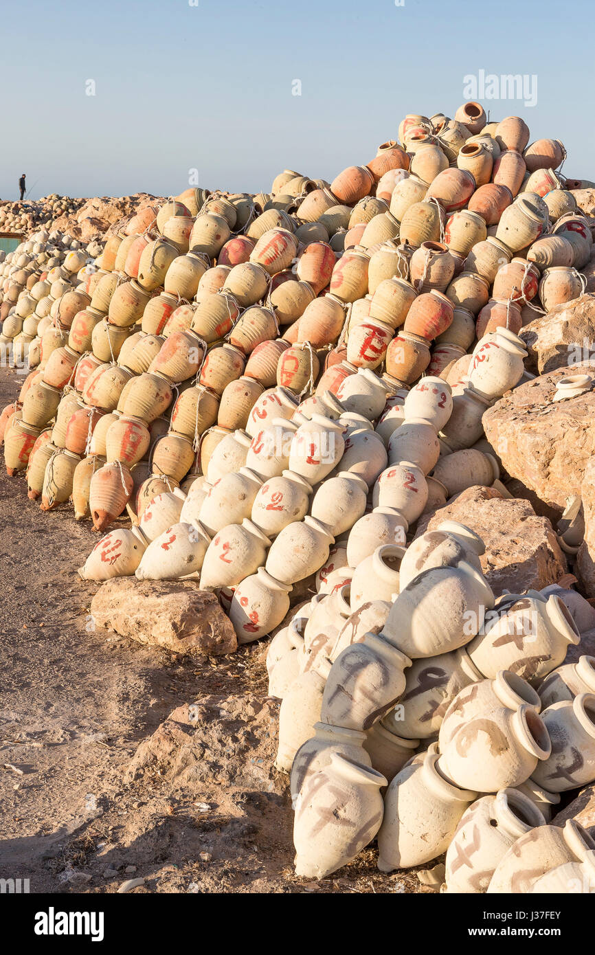 Traditional Octopus Pots for catching octopus Stock Photo - Alamy