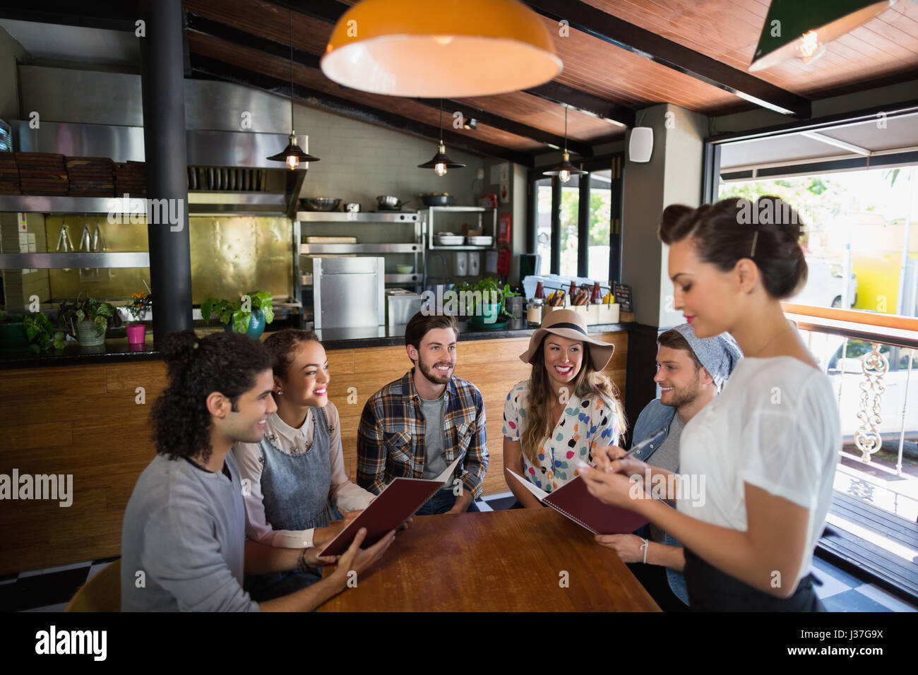 Taking Orders High Resolution Stock Photography and Images - Alamy