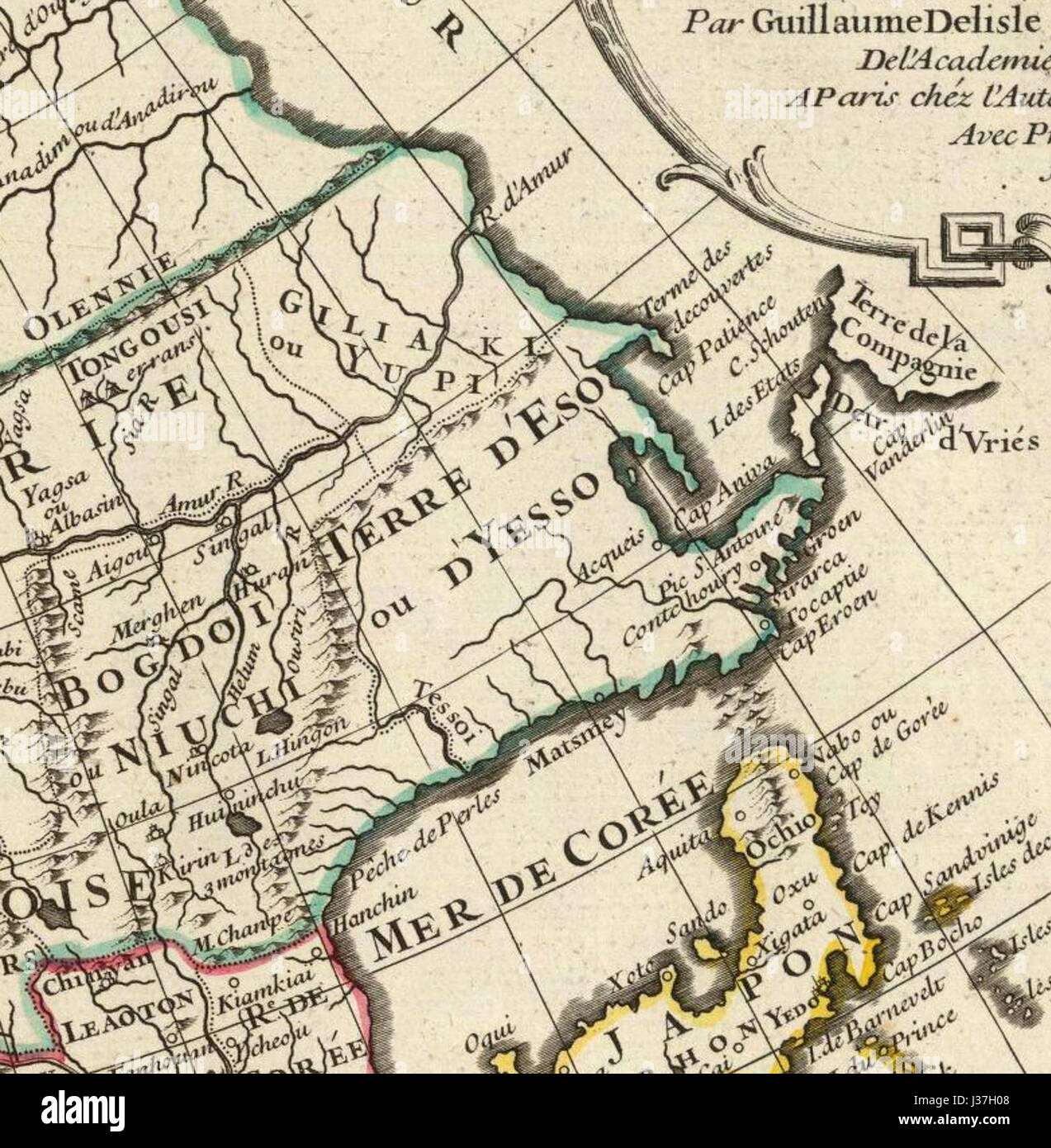 Carte delisle hi-res stock photography and images - Alamy