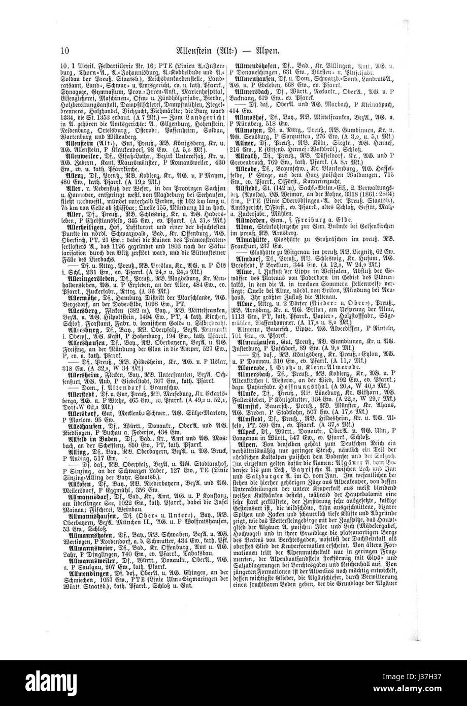 'De Ortslexikon' by Neumann is a geographical dictionary from the 19th ...