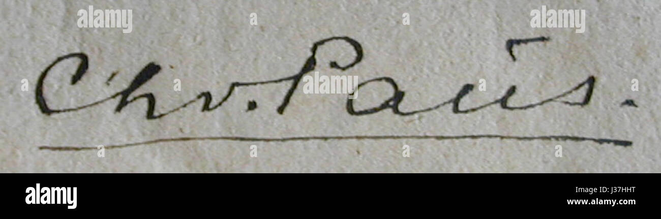 This title refers to the signature of Christopher de Paus, potentially ...