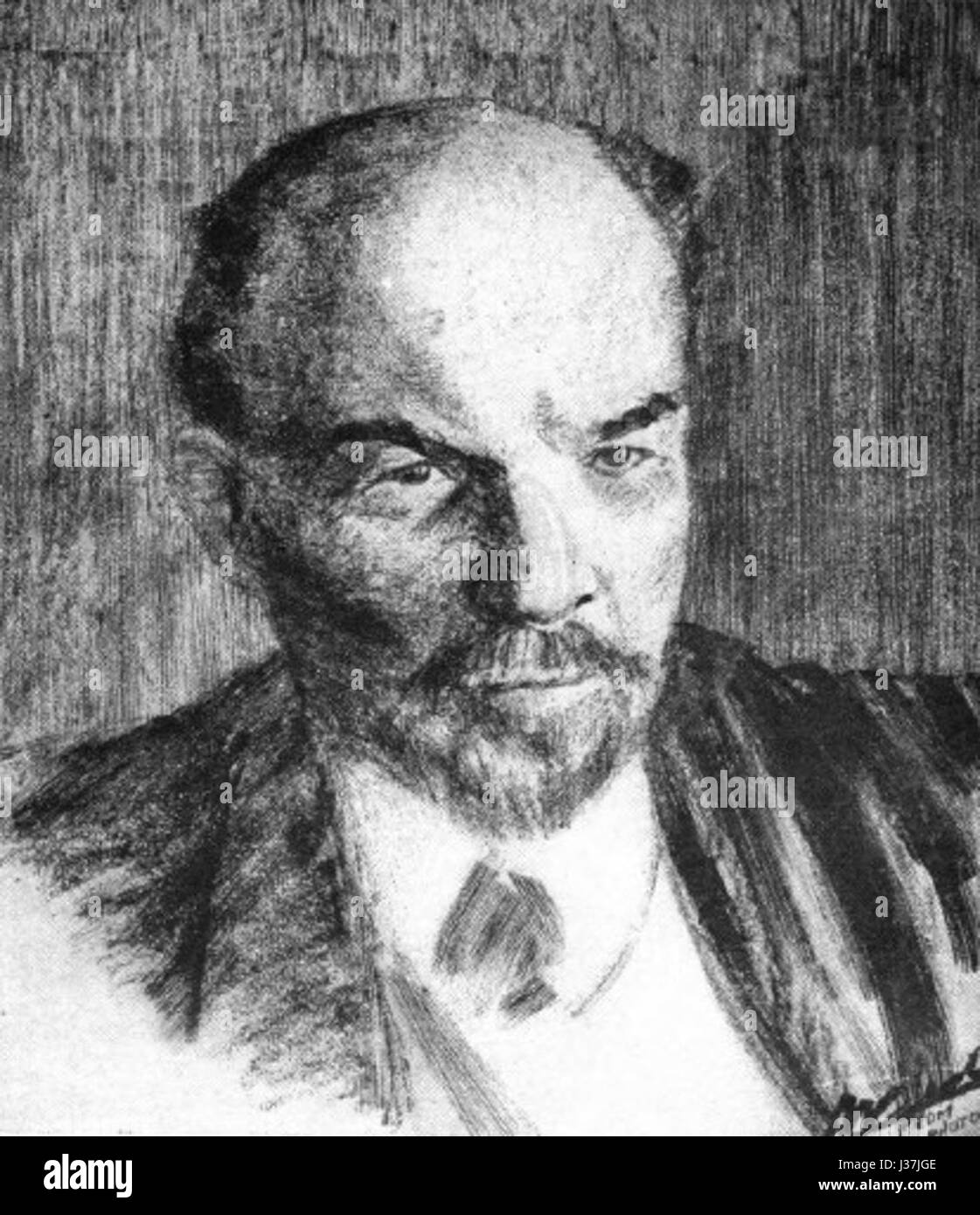 Vladimir lenin illustration Black and White Stock Photos & Images - Alamy