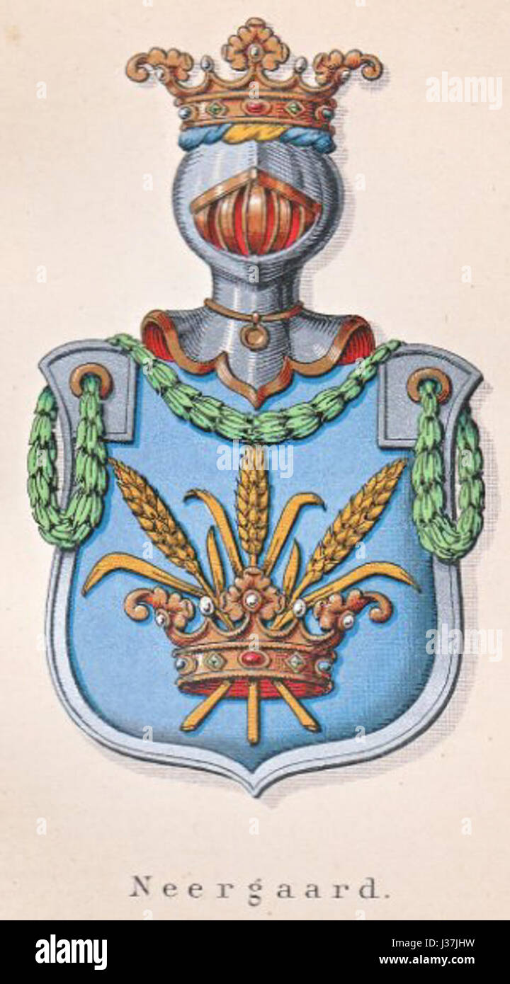 The Coat of Arms of the Neergaard family symbolizes their historical ...