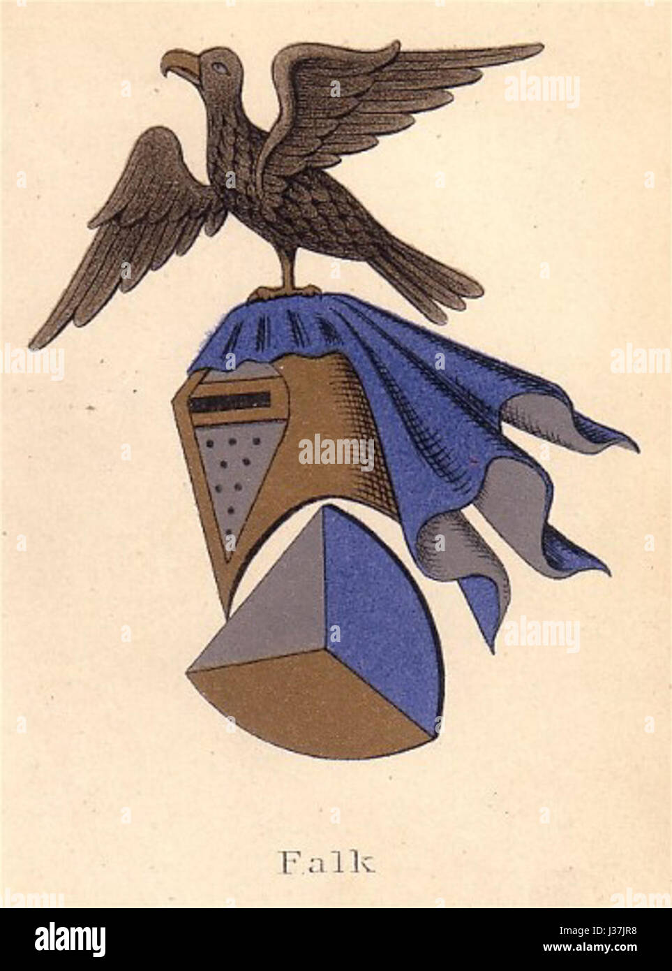 The Falk coat of arms is a heraldic symbol representing the Falk family ...