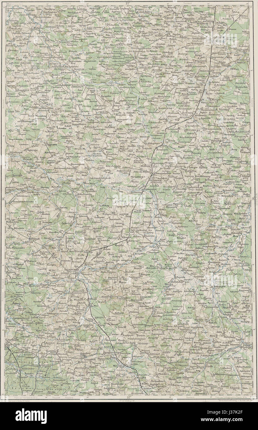 Czestochowa map hi-res stock photography and images - Alamy