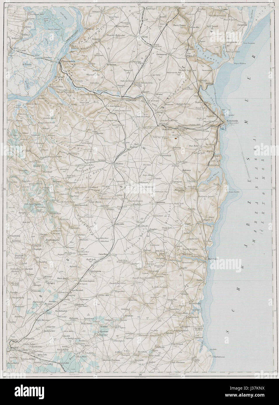 Constanta map hi-res stock photography and images - Alamy