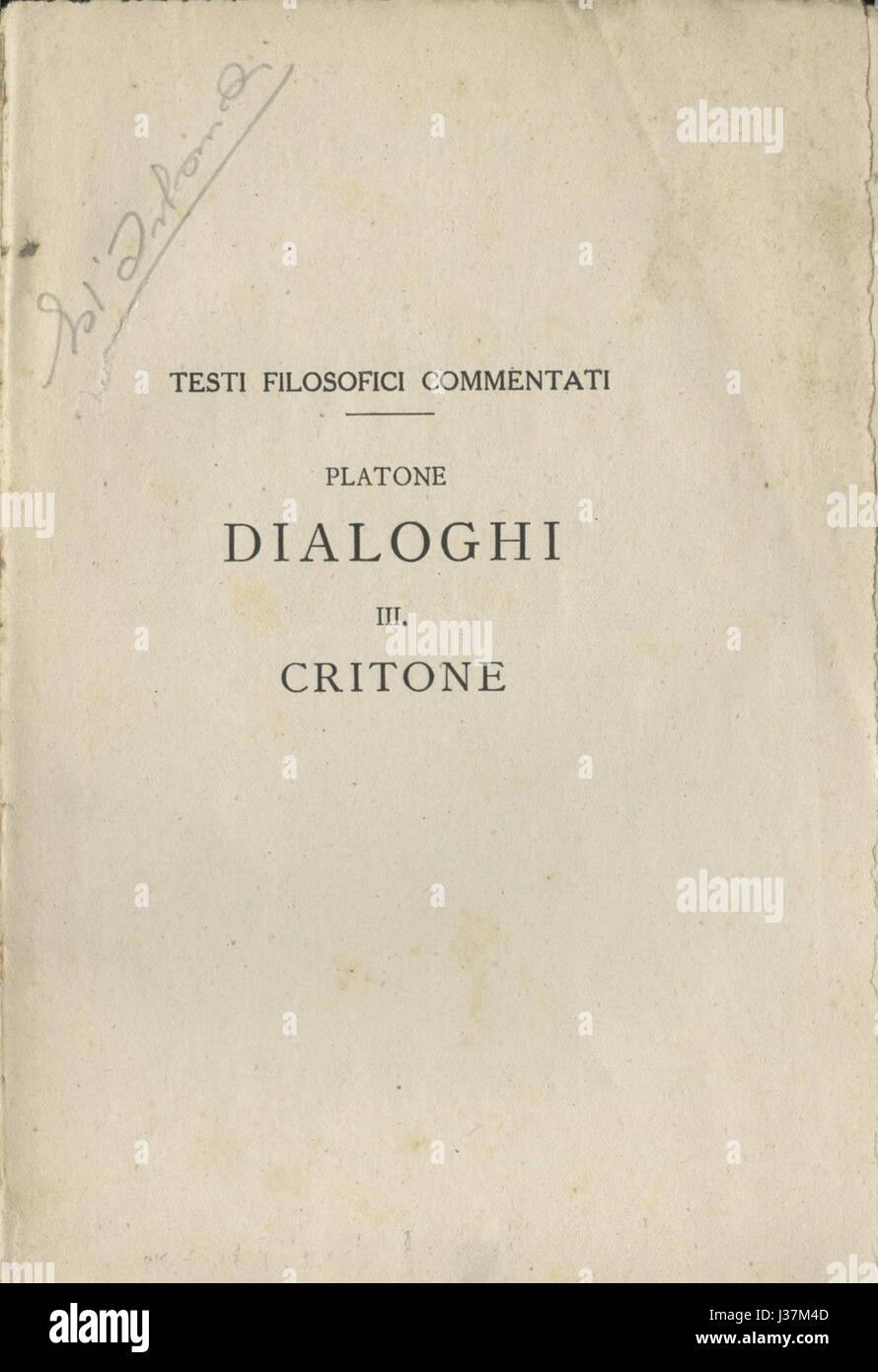 Critone 001 may refer to a historical document, book, or reference ...