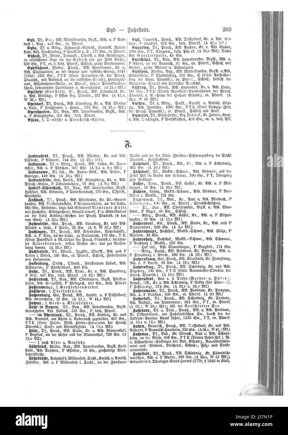 A reference to 'De Ortslexikon' by Neumann, an authoritative ...