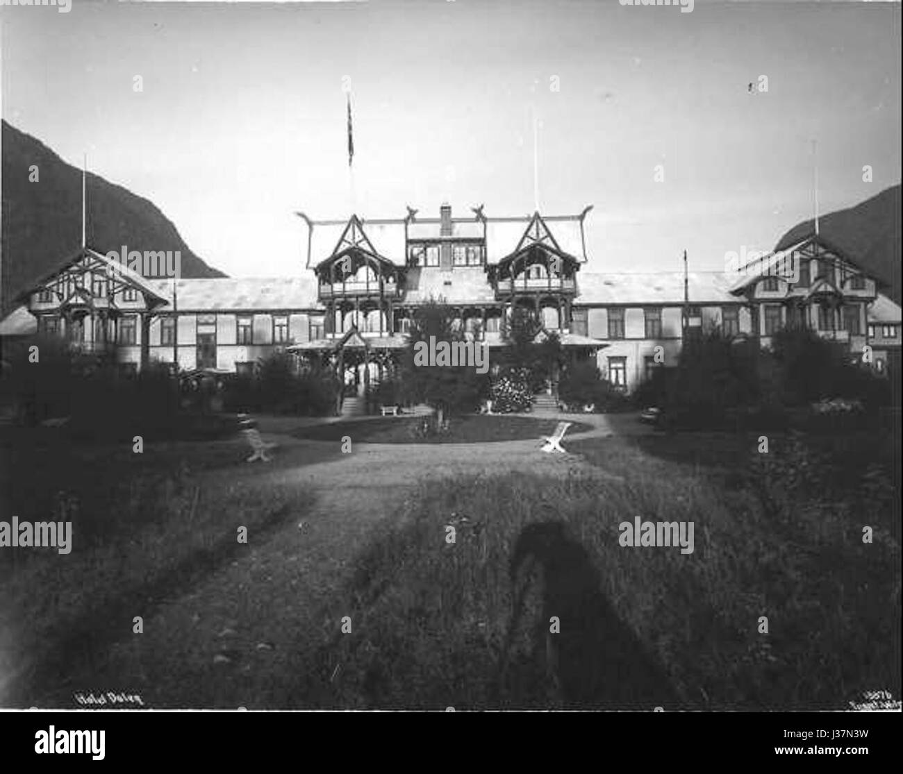 Dalen hotell in Tokke Stock Photo - Alamy