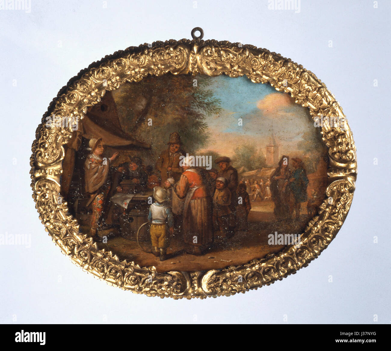 Image of 'De Kwakzalver', a 17th-century Dutch painting by an unknown ...