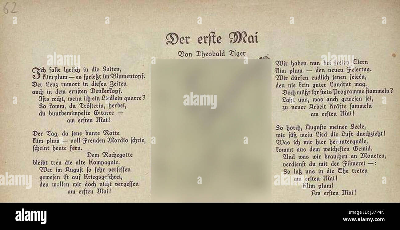 Der erste Mai Ulk1919 062 Stock Photo - Alamy