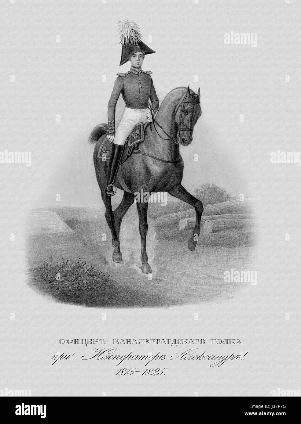 Chevalier Gardes 1815 Stock Photo - Alamy