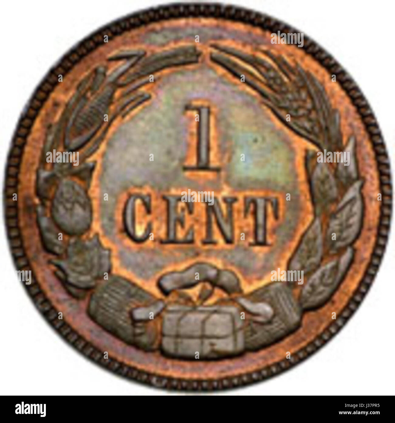 The Confederate cent restrike is a reproduction of the original ...