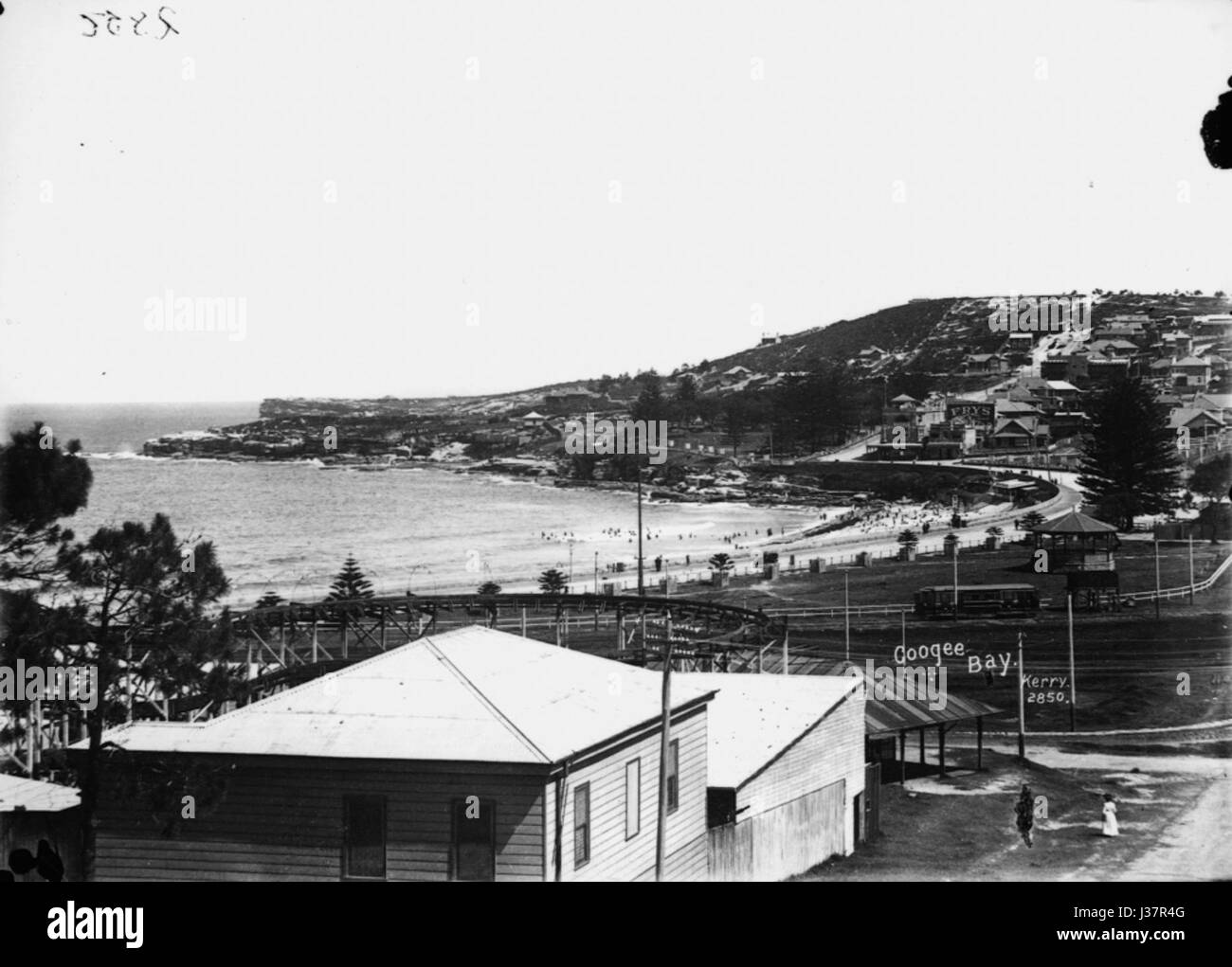 This image captures a view of Coogee Bay, Australia, from the ...