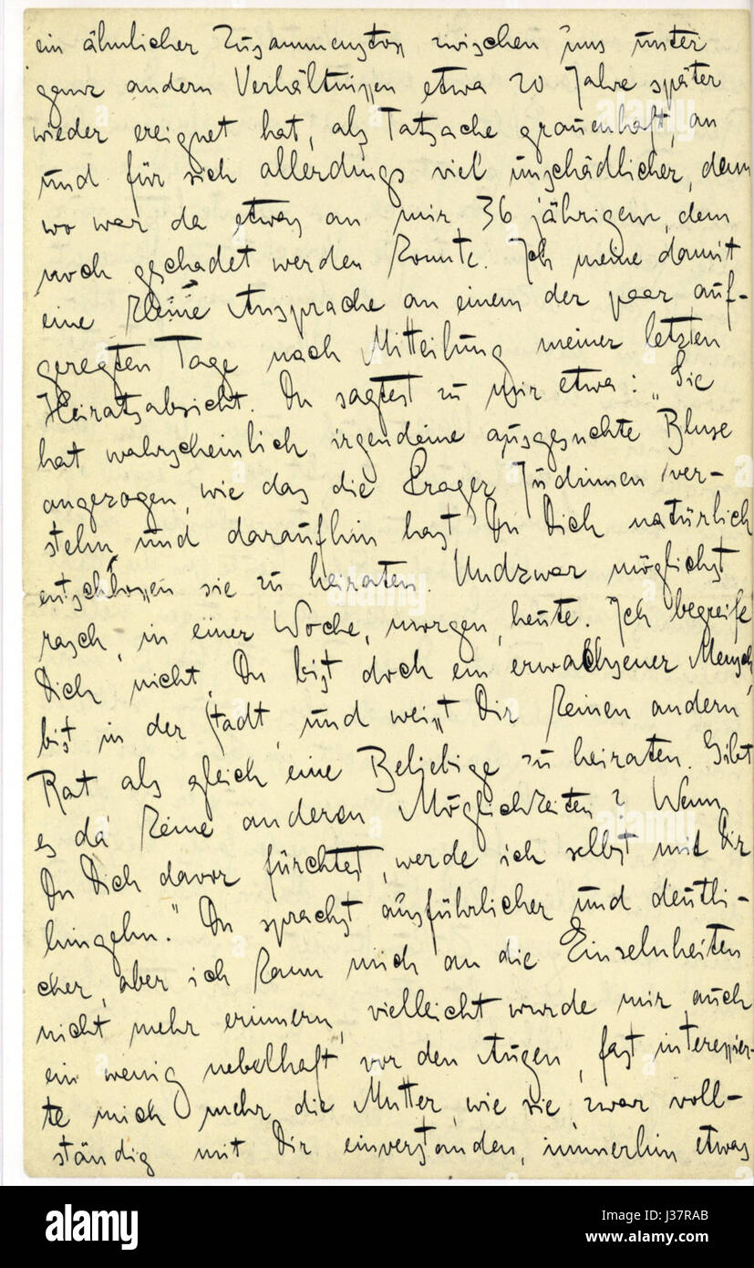 The 'Brief an den Vater' (Letter to His Father) is a famous letter ...