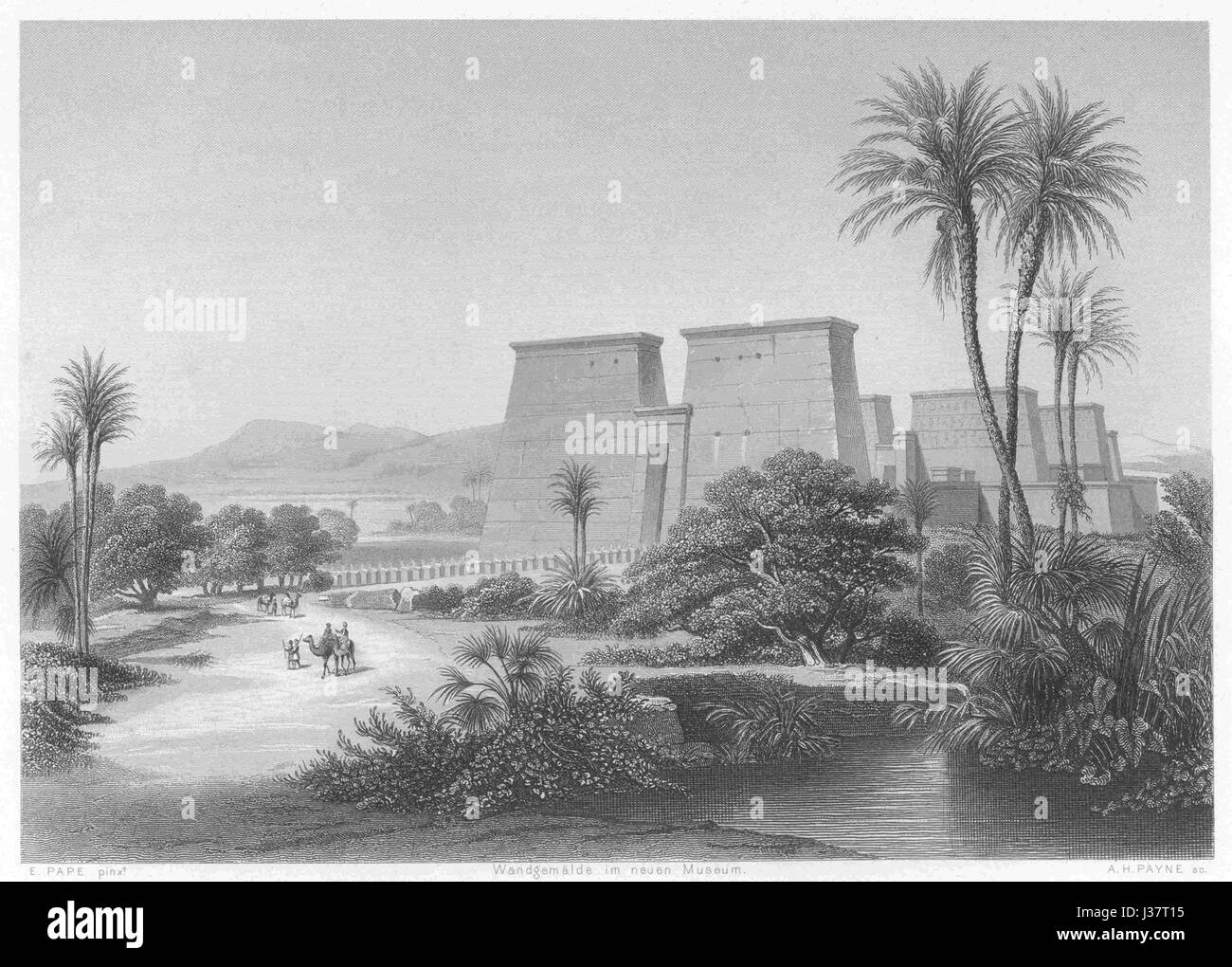 Karnak temple egypt reconstruction hi-res stock photography and images ...