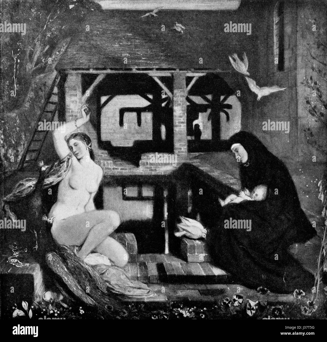 Her vanity Black and White Stock Photos & Images - Alamy