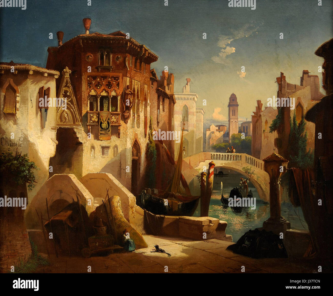 Christian Jank Venezia 1861 Stock Photo - Alamy