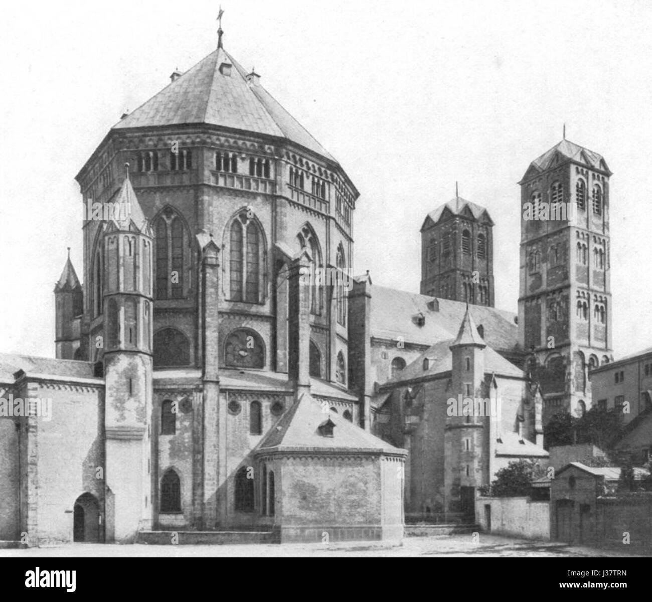 The image of St. Gereon Church in Cologne from 1925 highlights the ...