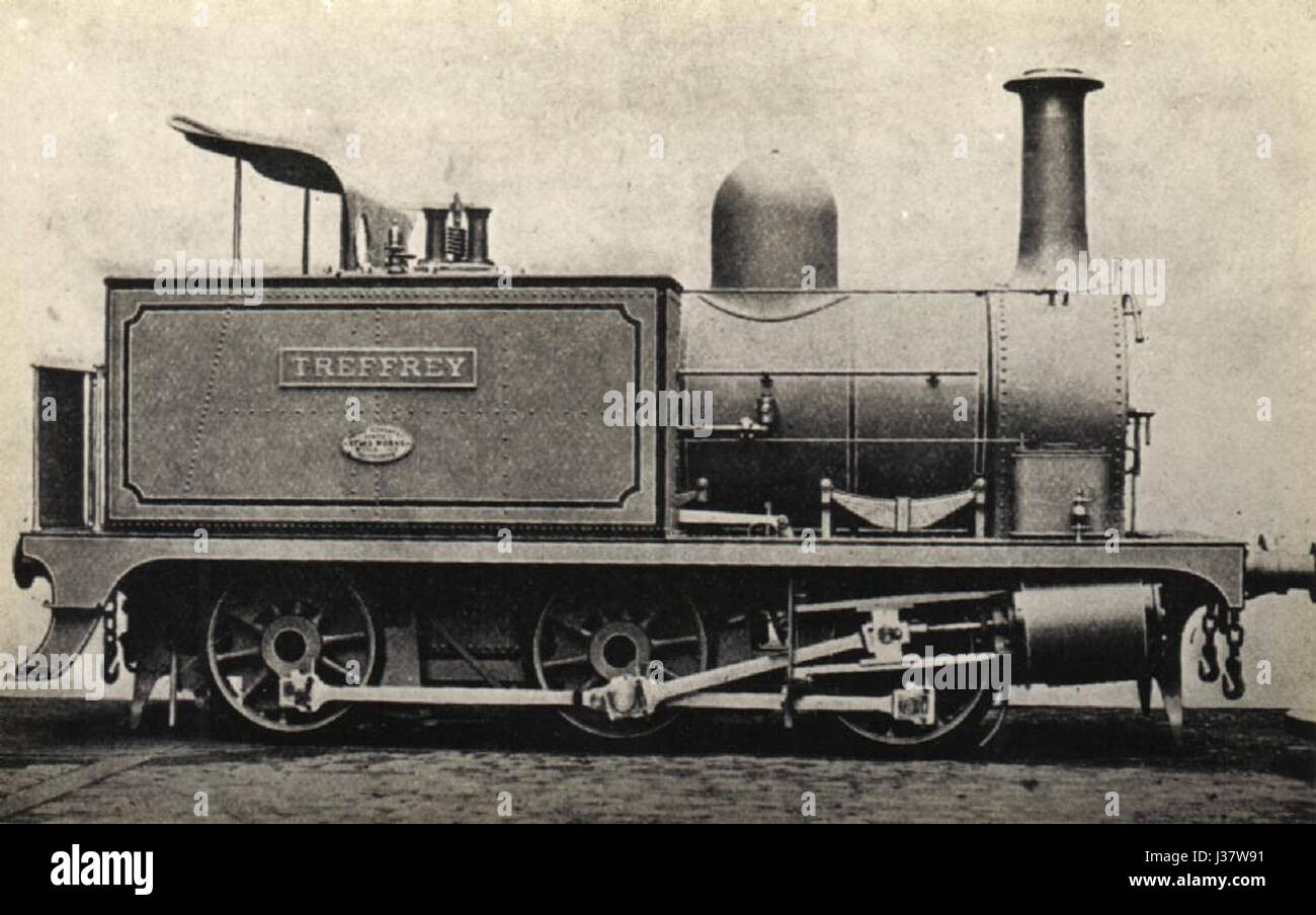 The Cornwall Minerals Railway 060T Treffrey is a steam locomotive that ...