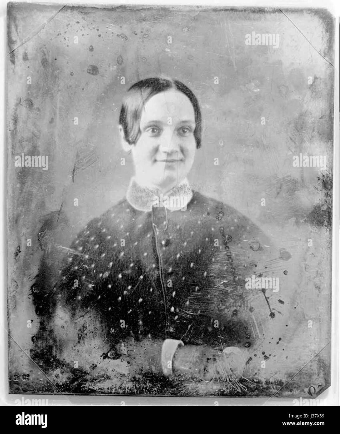 This title refers to a daguerreotype, a photograph produced on a ...